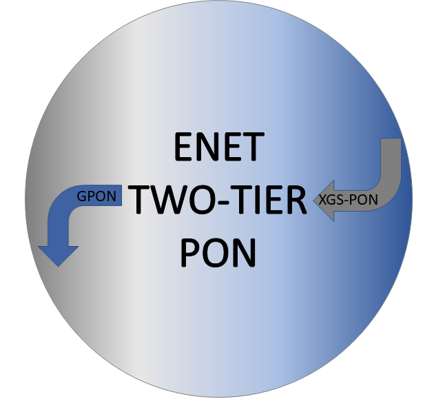 Two Tier Pon Ethernity Networks